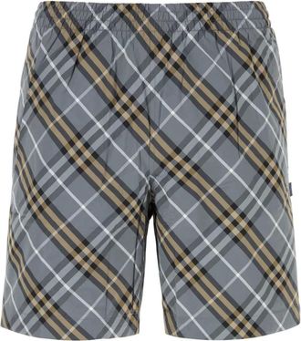 Burberry Homme, Maillots de bain, Gris, Taille: M Maillot de bain &agrave; carreaux