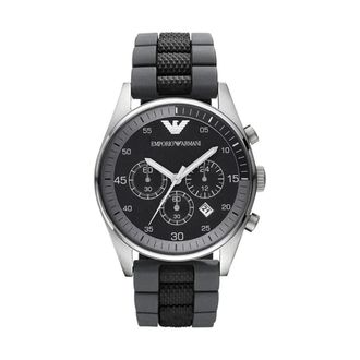 Emporio Armani Sportivo Chronograph - - Accessories - Herren - Grau - ONE SIZE