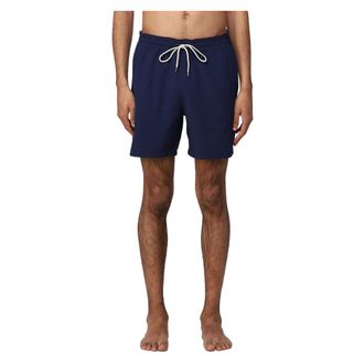 Polo Ralph Lauren Homme, Maillots de bain, Bleu, Taille: XL Traveller Mid Trunk