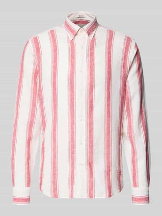 GANT Regular Fit Freizeithemd aus Leinen-Baumwoll-Mix mit Kentkragen