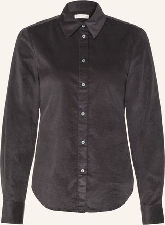 Marc O'Polo Marc Opolo Hemdbluse Aus Samt grau