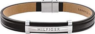 Tommy Hilfiger Jewelry Bracelet pour Homme en Cuir Couleur Noire - 2790161