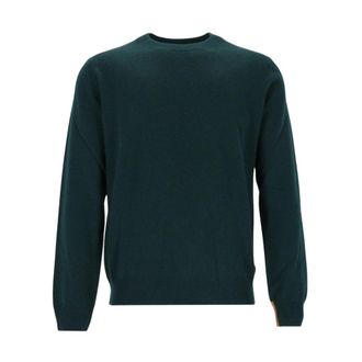 Paul Smith Kaschmir Pullover mit Rundhalsausschnitt - - Knitwear - Herren - Gr&uuml;n - M