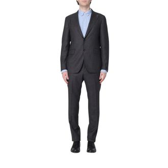 Tagliatore Costume Vesuvio &agrave; un bouton - Homme - Costumes - Gris - Taille: M