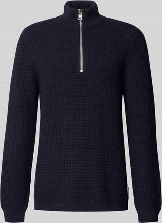 Marc O'Polo Denim Regular Fit Troyer aus Baumwoll-Mix