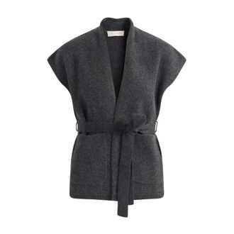 Max Mara Femme, Vestes, Gris, Taille: 38 FR Maille Longue