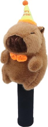 Generico Lustige Golftasche, Fahrerbezug aus Pl&uuml;sch, f&uuml;r Herren und Damen, Putter-Zubeh&ouml;r mit Pl&uuml;schtieren, f&uuml;r Golfer, Herren, Damen, Geschenk