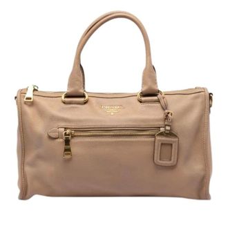 Prada Sac bandouli&egrave;re vintage doccasion - Femme - Pre-owned - Beige - Taille: ONE Size