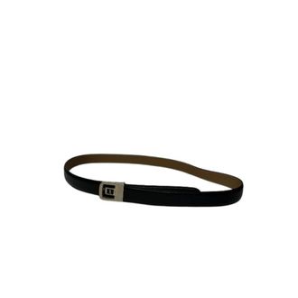 Saint Laurent Pre-owned Vintage Logo Buckle with Replacement Belt - - Pre-owned - Damen - Schwarzk - ONE SIZE