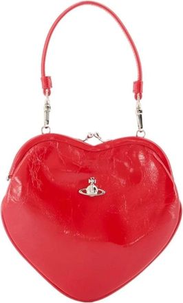 Vivienne Westwood Femme, Sacs, Rouge, Taille: ONE Size Belle Heart Frame Purse