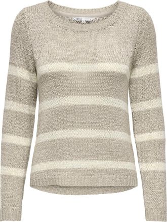 Only Pullover Damen Strickpullover Langarm