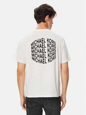 Michael Kors T-Shirt CF6535WFV4 Wei&szlig; Regular Fit
