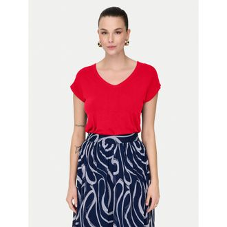 Only T-Shirt Rilla 15315776 Rot Regular Fit