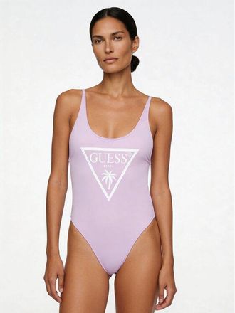 Guess Badeanzug E6GJ43 KF442 Violett
