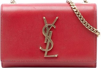 Saint Laurent Sac bandouli&egrave;re Pre-owned &agrave; cha&icirc;ne - Femme - Pre-owned - Rouge - Taille: ONE Size
