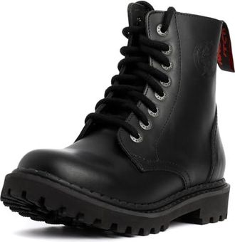 Angry Itch 08-Loch Light Bottes en cuir noir sans embout en acier EU 36-48, Noir, 38 EU