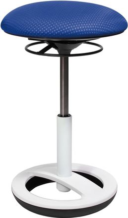 Topstar Topstar B&uuml;rohocker Sitness Bob Alu wei&szlig; lackiert blau