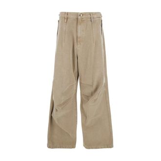 Wooyoungmi 3D Wide Denim Pants - - Trousers - Herren - Beige - L