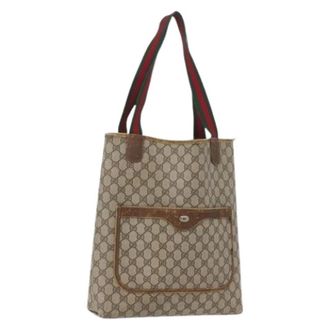 Gucci Sac fourre-tout vintage Pre-owned - Femme - Pre-owned - Beige - Taille: ONE Size