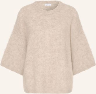 Mrs & Hugs Mrs & Hugs Pullover Mit 3/4-Arm Und Alpaka beige