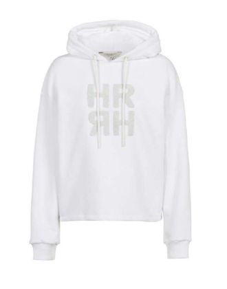 Herrlicher Damen Kapuzensweatshirt Haven Sweat Peached (DE/NL/SE/PL, Alphanumerisch, S, Regular, Regular, White)