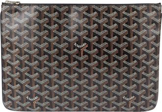 Goyard Crossbody Bags - Goyard Black Goyardine Monogram Senat PM Clutch - Gr. unisize - in Schwarz - f&uuml;r Damen