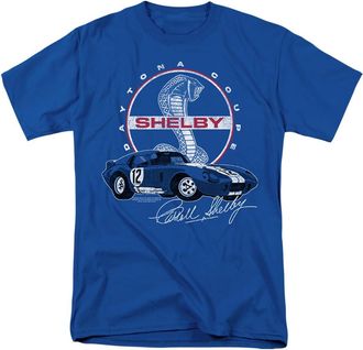 Popfunk Unisex Carroll Shelby Daytona Coupe Circle Logo, Royal T-Shirt, k&ouml;nigsblau, 4XL