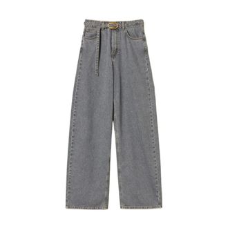 Twinset Wide Jeans - - Jeans - Damen - Grau - W32
