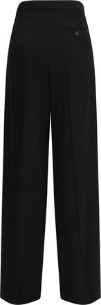 Balenciaga Tailored Cotton Trousers - Black