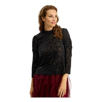In Front Blusen - - Blouses & Shirts - Damen - Schwarzk - S