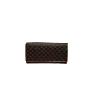 Celine Portefeuille Vintage Pre-owned - Femme - Pre-owned - Brun - Taille: ONE Size