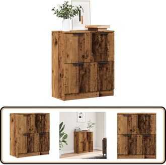 vidaXL Sideboard Altholz-Optik 60x30x70 cm Holzwerkstoff - Vidaxl