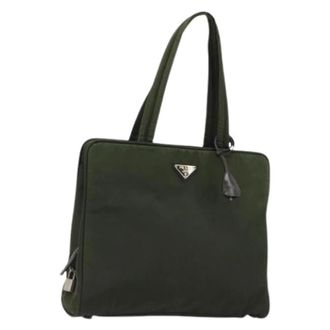Prada Pre-owned Vintage Tote Bag - - Pre-owned - Damen - Gr&uuml;n - ONE SIZE