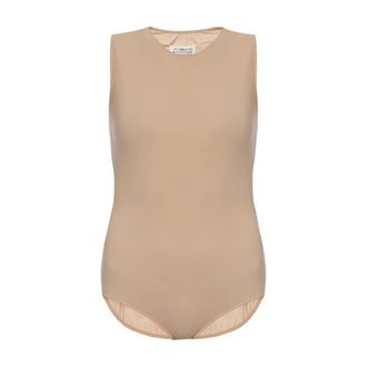 Maison Margiela &Auml;rmelloser Body - - Tops - Damen - Beige - XS