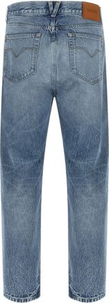 Versace Studded Medusa Jeans - Blue