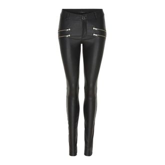 BTF-CPH Btfcph, Femme, Pantalons, Noir, Taille: 44 FR Jeans Stretch avec Poches Zipp&eacute;es