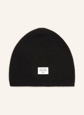 Acne Studios Cashmere-M&uuml;tze schwarz