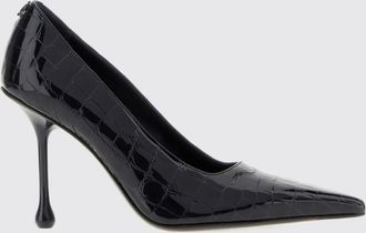 Jimmy Choo London Ixia Pumps aus Lackleder in Kroko-Optik mit Tropfenabsatz