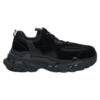 Estro & Luminara Femme, Chaussures, Noir, Taille: 39 EU ES8 Baskets Basses Plateforme Chunky