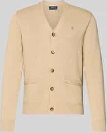 Polo Ralph Lauren Regular Fit Strickjacke aus reiner Baumwolle