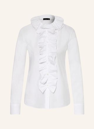 van Laack Van Laack Bluse Bathia Mit Abnehmbarem Kragen weiss