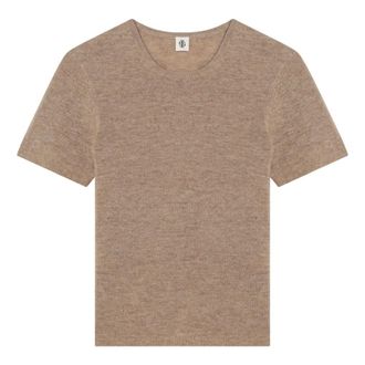 The Garment Kurzarm Rundhals T-Shirt - - Knitwear - Damen - Braun - XS