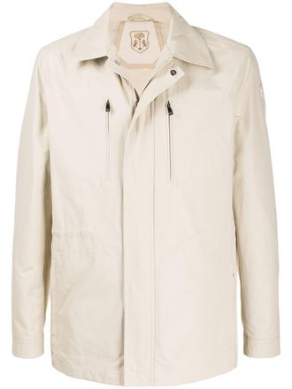 Corneliani veste l&eacute;g&egrave;re &agrave; poches multiples - Tons neutres