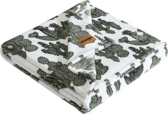 Wrangler Decke, ultraweicher Pl&uuml;sch-Fleece-&Uuml;berwurf f&uuml;r Couch oder Bett, &uuml;bergro&szlig;e Bettw&auml;sche, Kaktusgartengr&uuml;n, 127 x 177,8 cm