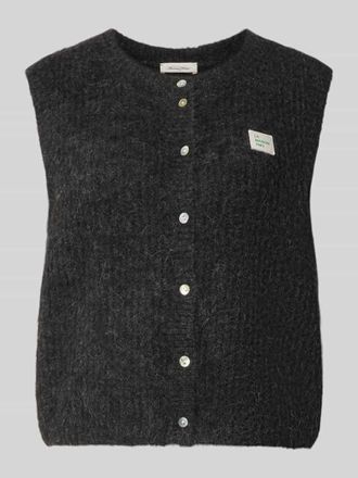 American Vintage Regular Fit Weste mit Alpaka-Leinen-Anteil Modell EAST