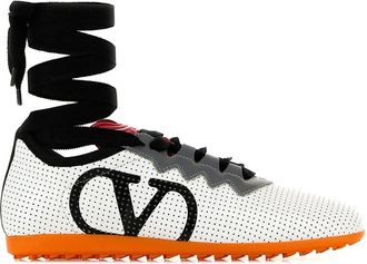Valentino Garavani Femme, Chaussures, Blanc, Taille: 37 EU Chromathon Baskets