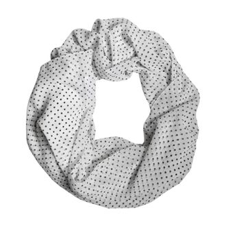 Dolce & Gabbana Polka Dot Wrap Shawl Schal - - Accessories - Damen - Wei&szlig; - ONE SIZE
