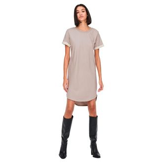 Jacqueline de Yong Damen JDYivy S/S Dress Jrs Noos L ssiges Kleid, Chateau Gray, XL EU