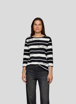 Rabe 3/4-Arm-Shirt mit Schriftzug