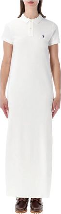 Polo Ralph Lauren Cotton Mesh Polo Dress - - Dresses - Damen - Wei&szlig; - S